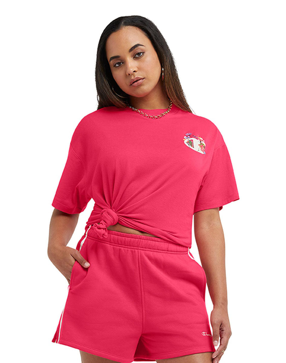 Playera Clásica Jersey Loose para Mujer – Champion México